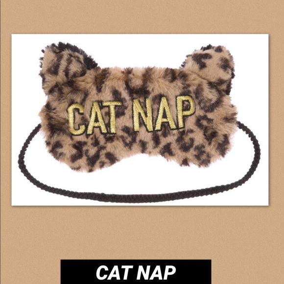 @SOULCRUSHER716 | Shoes | Leopard Cat Nap Slippers Weye Mask | Poshmark